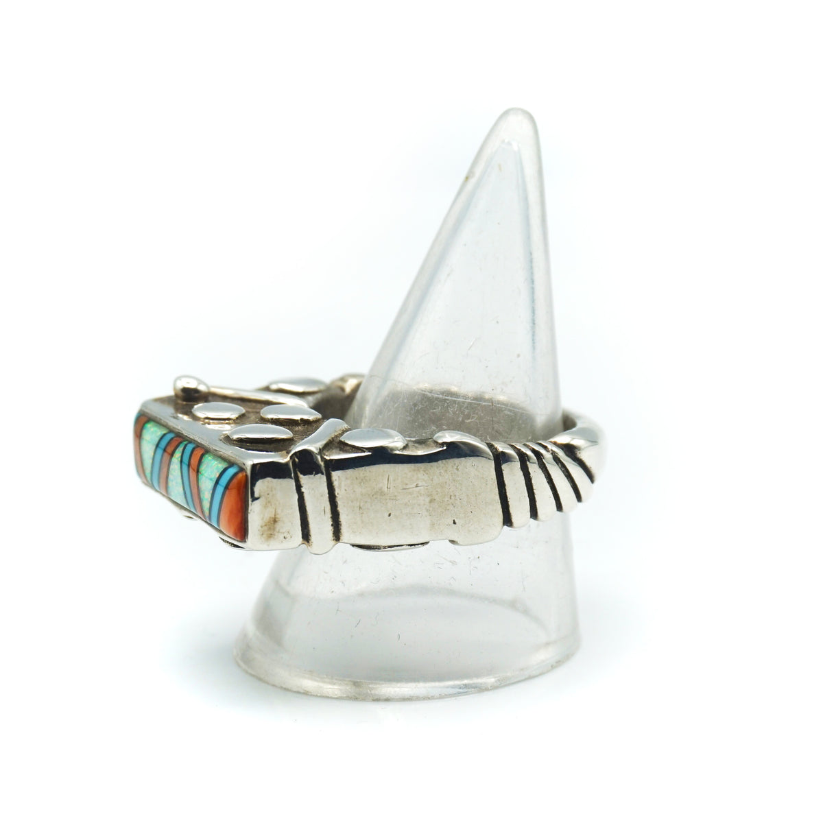 Zuni Mosaic Inlay Ring – Two Feathers Brighton